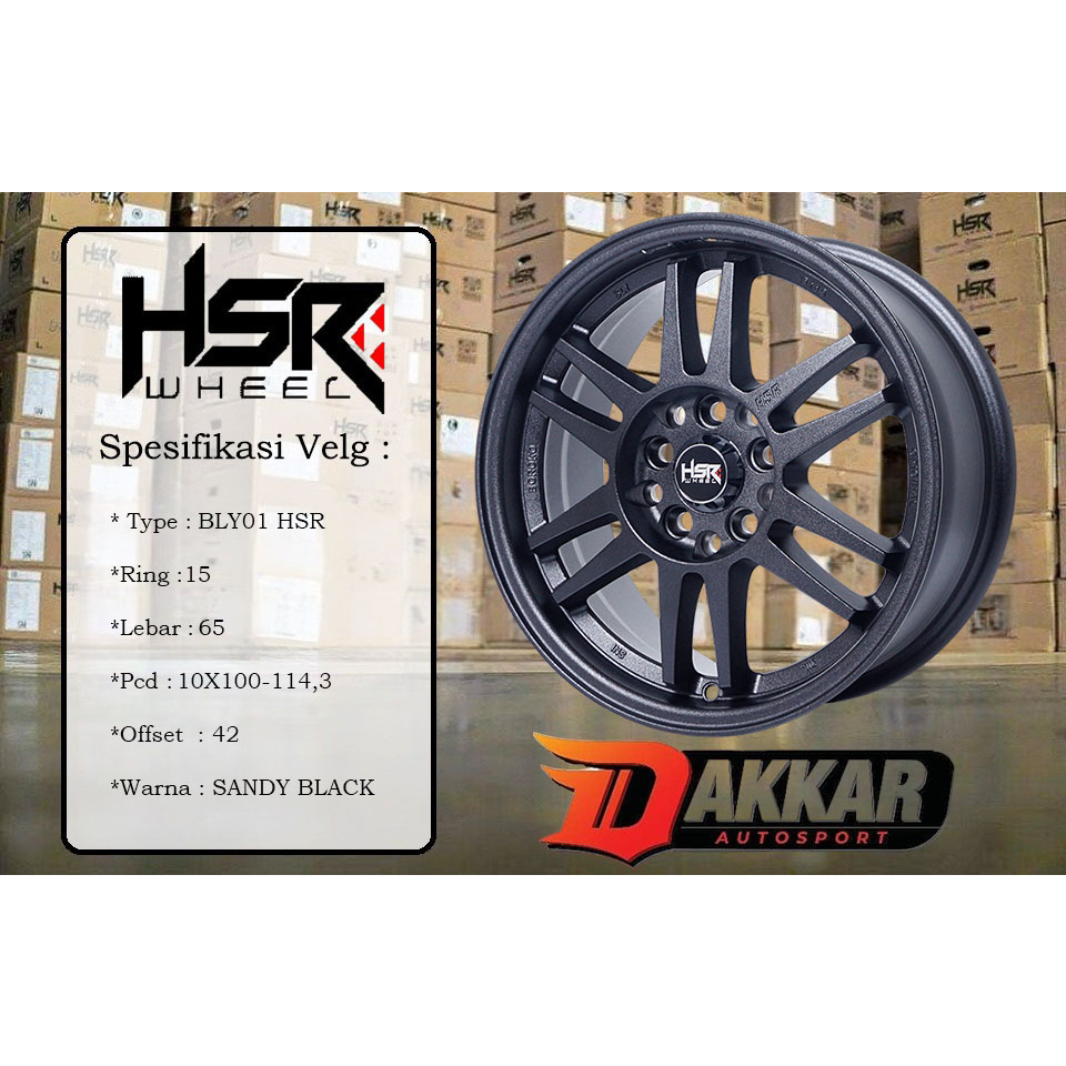 Jual velg hsr ring 15 cocok buat innova ertiga corona veloz xenia grand max | Shopee Indonesia