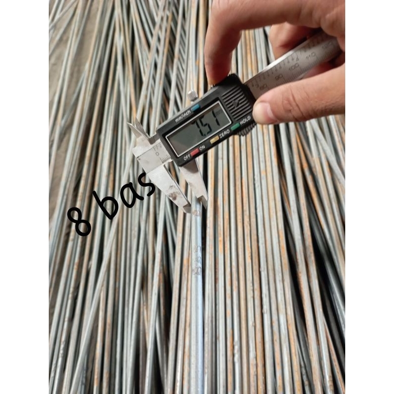Jual Besi Beton 8mm SNI | BESI BEHEL BATANGAN 6 METER | Shopee Indonesia