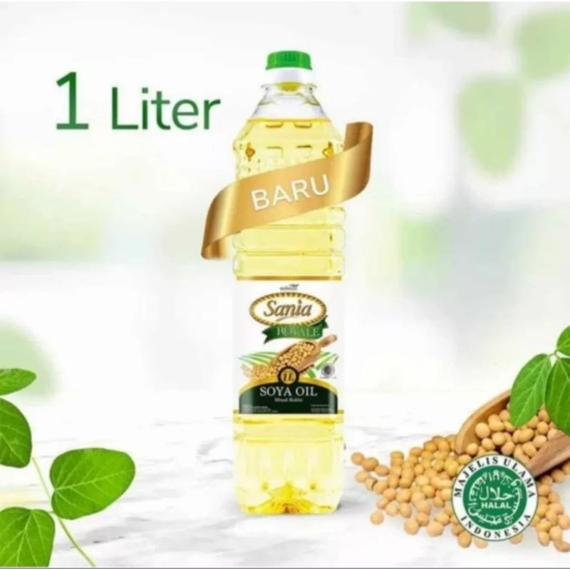 Jual SANIA ROYALE SOYA OIL/ SANIA MINYAK KEDELAI 1L | Shopee Indonesia