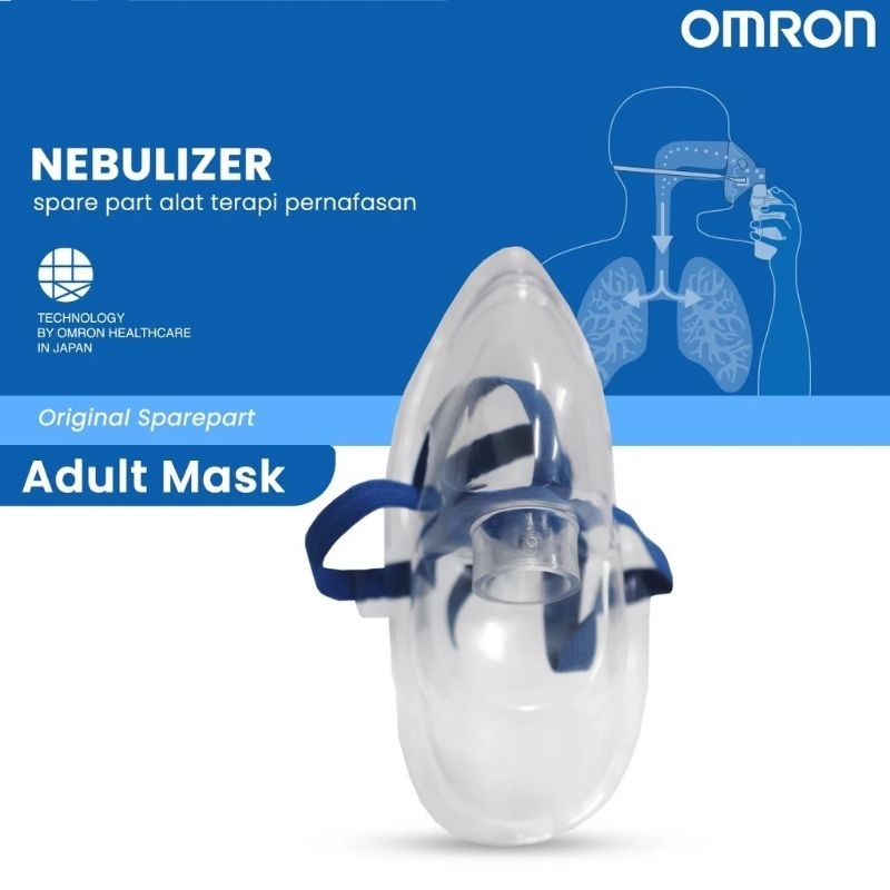 Jual Omron Nebulizer Mask NE-C28/29/30/801/101 Sparepart Masker Nebul ...