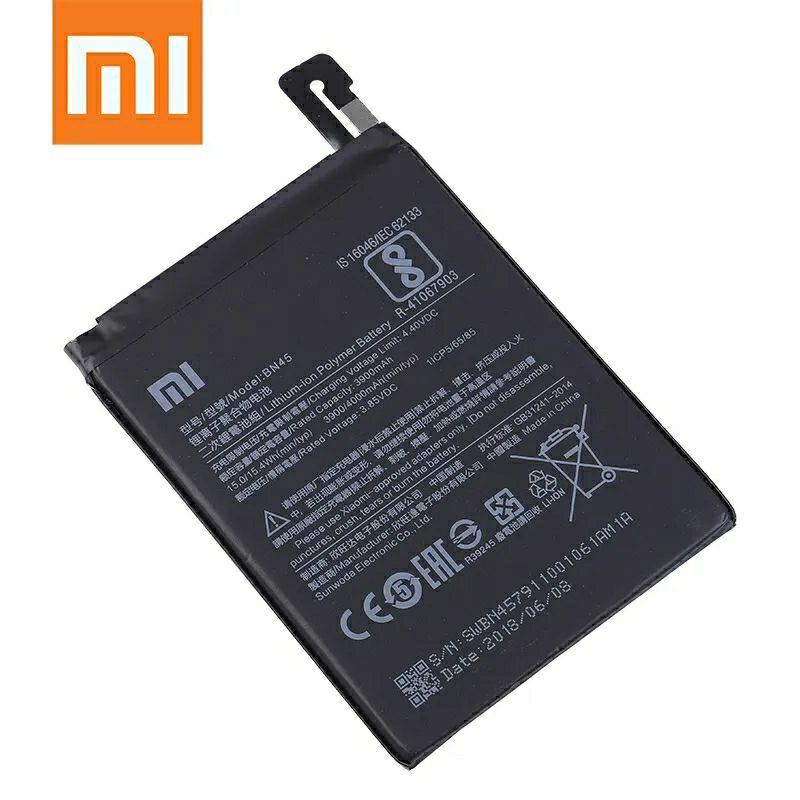 Jual BN45 BN 45 Redmi Note 5 / Redmi Note 5 Pro Baterai Original ...