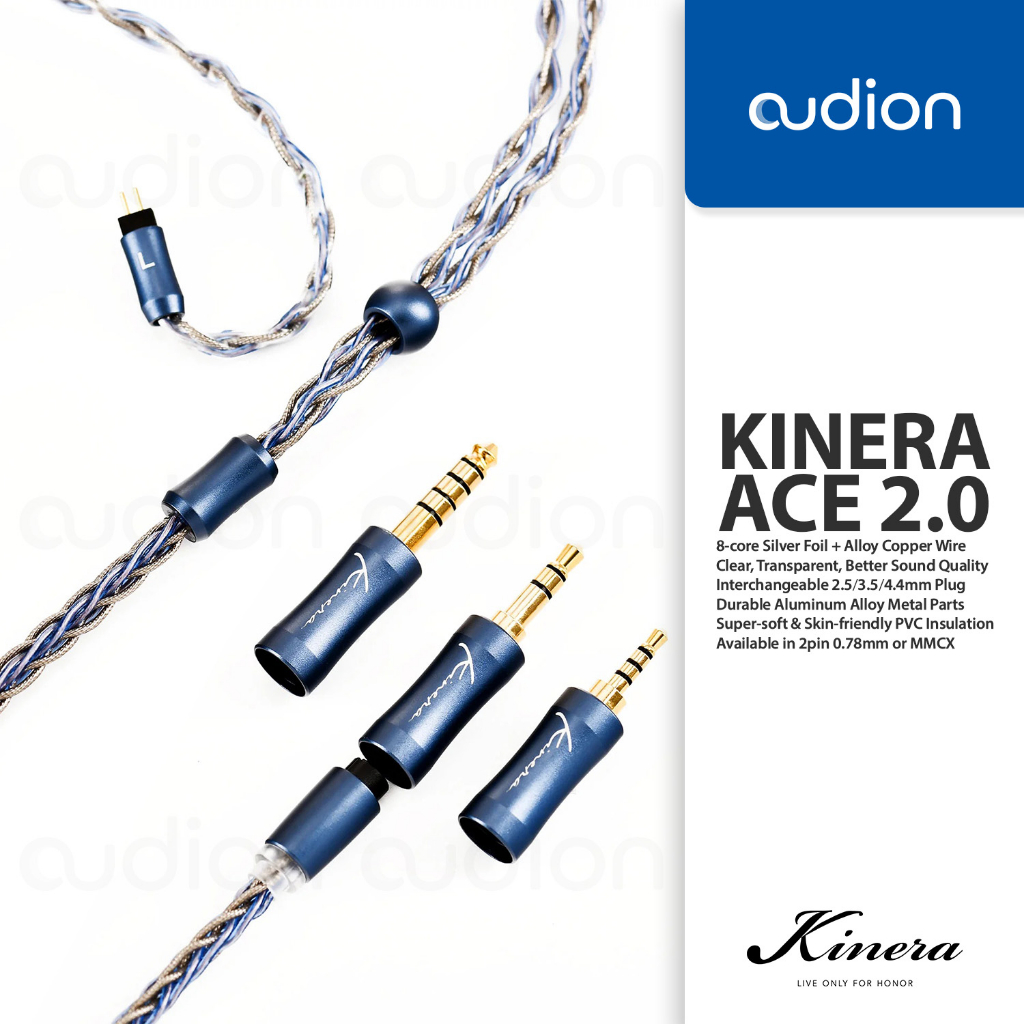 Jual KINERA ACE 2.0 Detachable Modular Plug Upgrade 2pin/MMCX IEM Cable | Shopee Indonesia