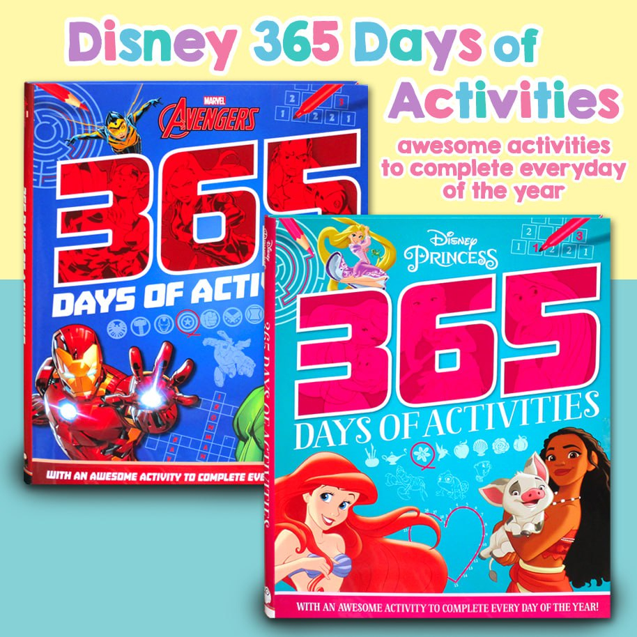 Jual [Autumn] Disney Princess / Marvel Avengers 365 Days of Activities ...