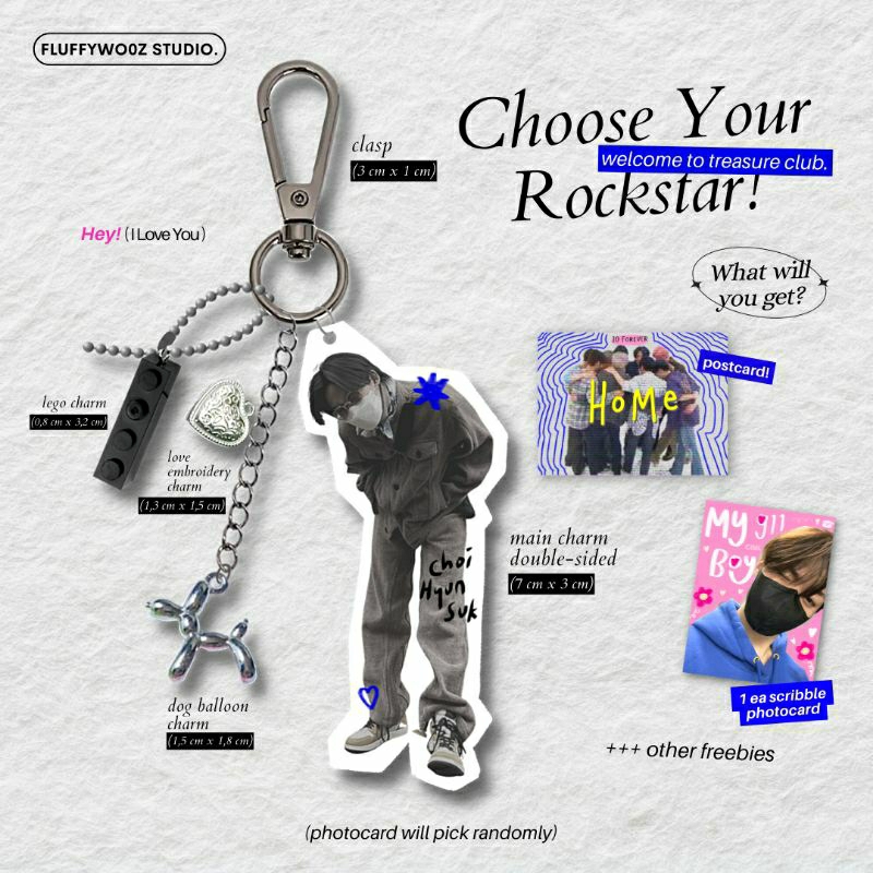 Jual My Rockstar Keychain — by fluffywo0 | Shopee Indonesia