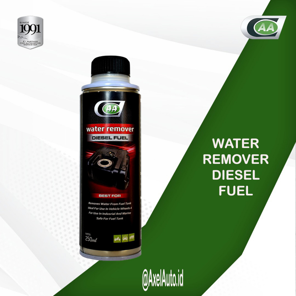 Jual Water Remover Diesel Fuel AA (250 ml) AXELAUTO | Shopee Indonesia