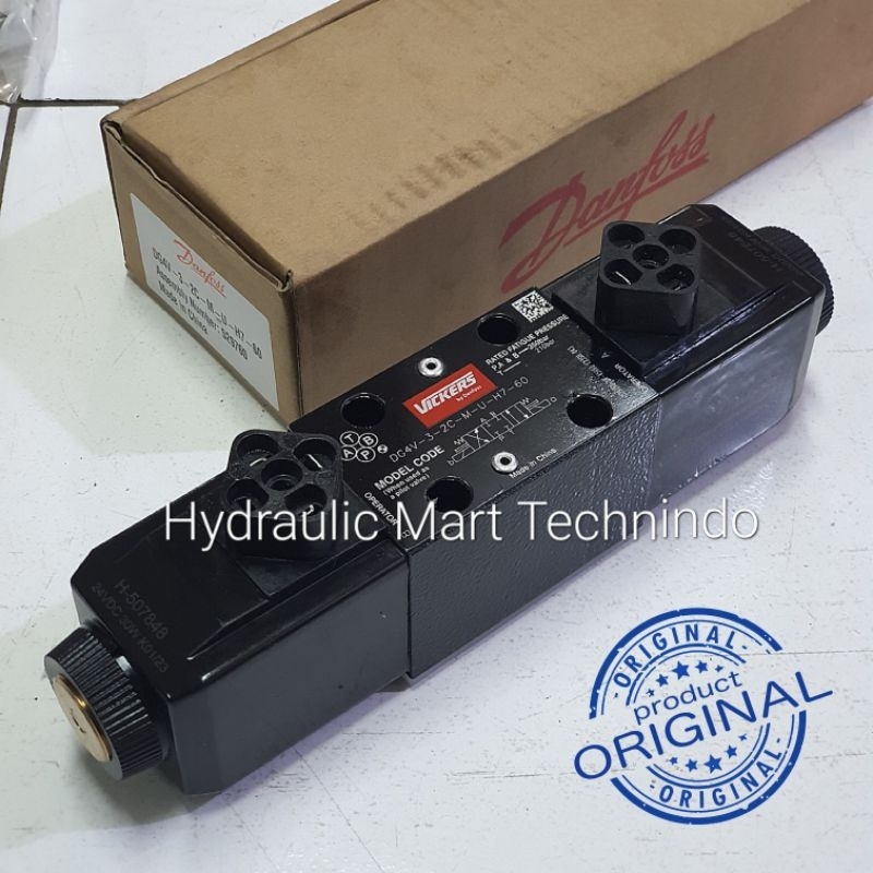 Jual solenoid valve Eaton Vickers DG4V-3-2C-M-U-H7-60 _ DC24volt ...