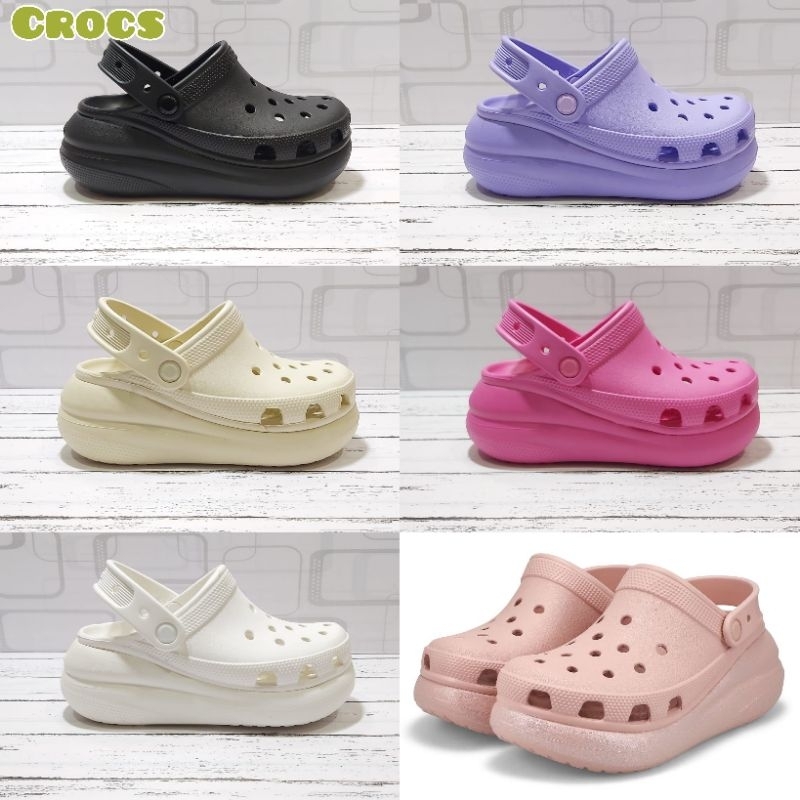 Jual Sandal Crocs Classic Crush Clog Unisex / Sandal Crocs Wanita ...