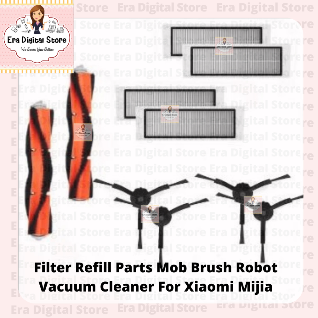 Jual Filter Refill Parts Mob Brush Robot Vacuum Cleaner For Xiaomi ...