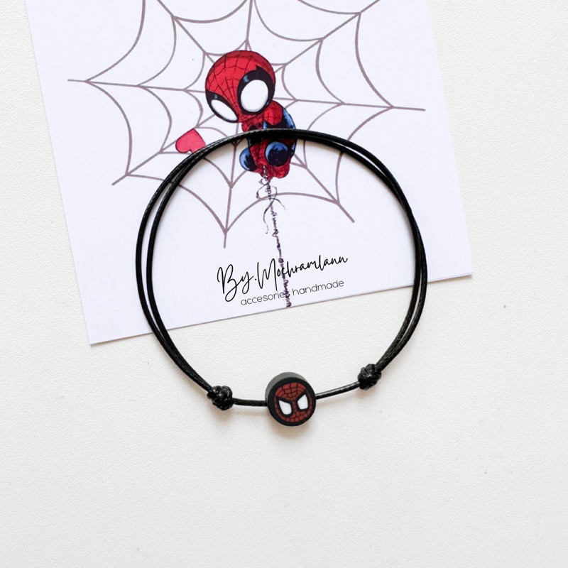 Jual Gelang Couple Spiderman Miles Morales & Gwen Stacy | Spiderman ...