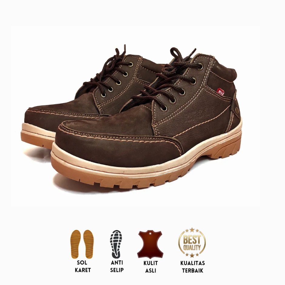 Jual Sepatu Kickers / Sepatu Ankle Boots Pria Cowok Semata Kaki Bahan ...