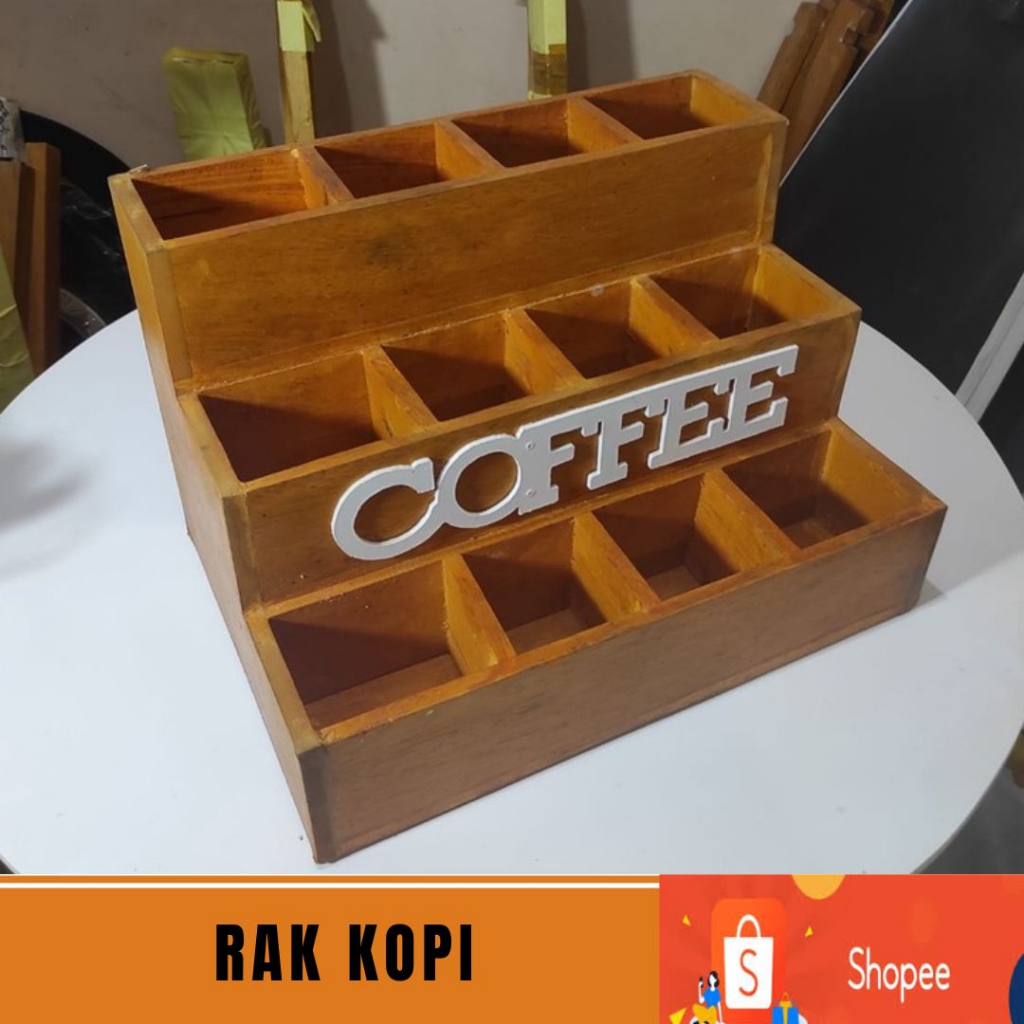 Jual RAK KOPI SACHET COFFEE MINIMALIS 3 SUSUN | Shopee Indonesia
