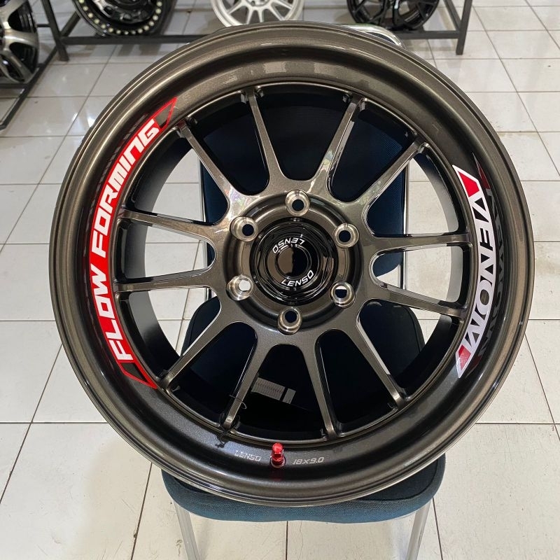 Jual velg mobil fortuner pajero velg lenso venom r18 - velg flow forming | Shopee Indonesia