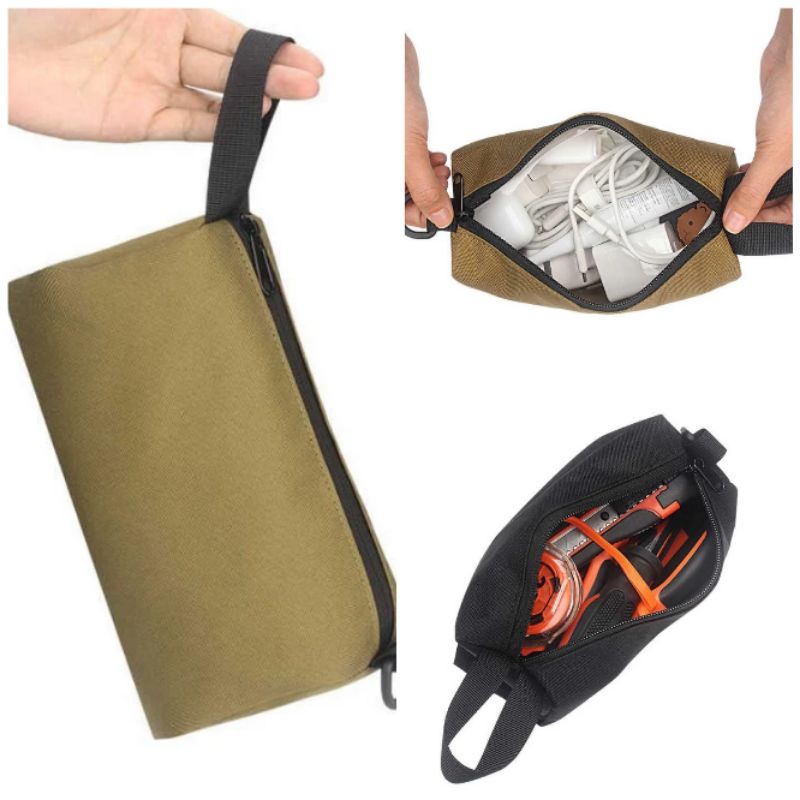 Jual Tas kecil mini pouch tas charger /power bank organizer bag/tas ...