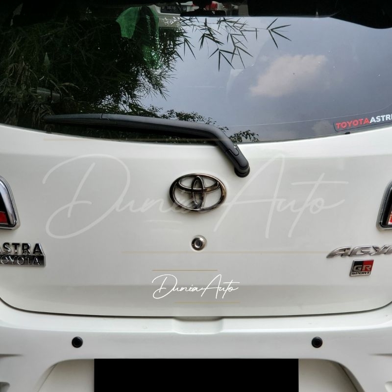 Jual Emblem Logo Black Chrome Toyota Agya 2013 - 2023 Belakang | Shopee ...
