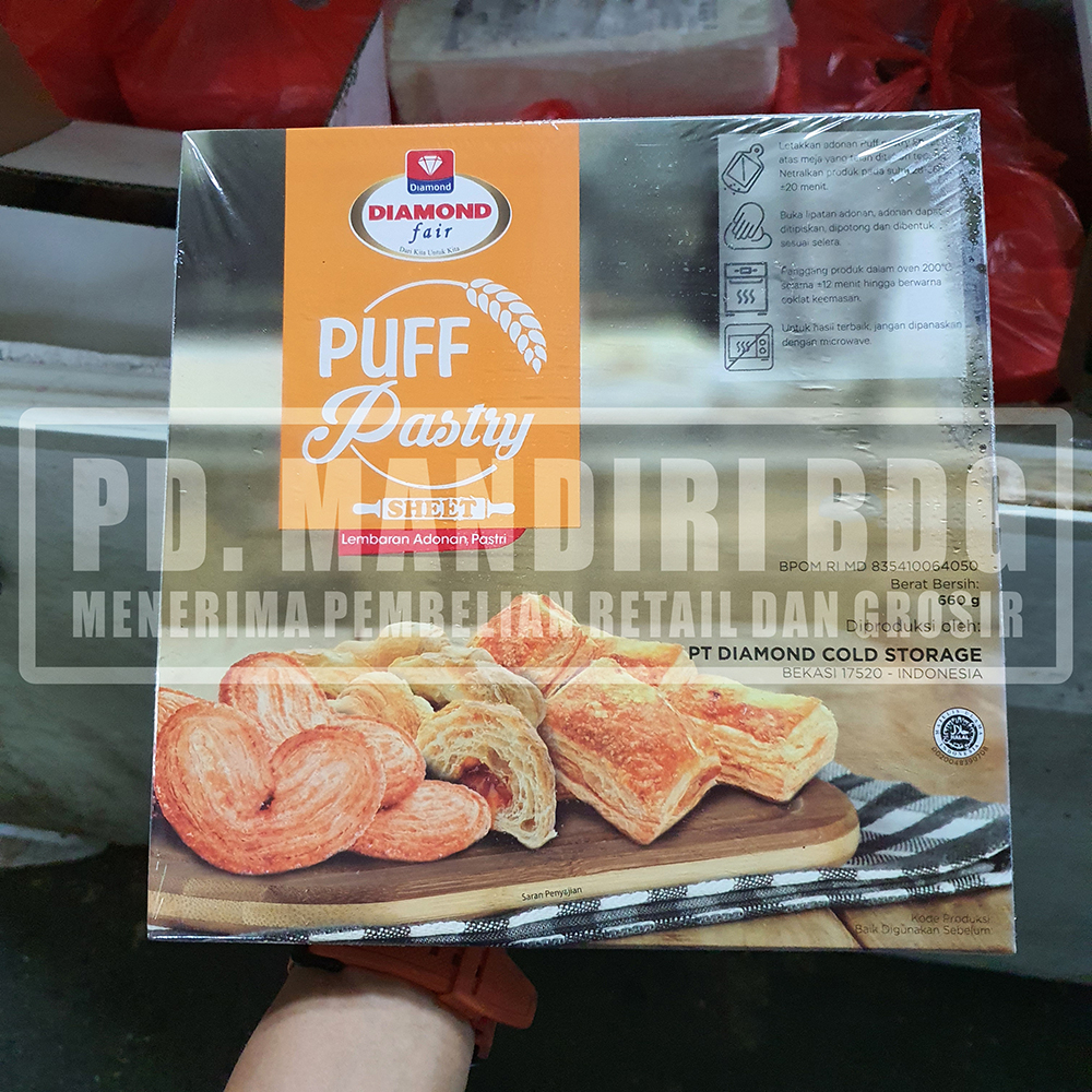 Jual DIAMOND FUFF PASTRY 660 GR | Shopee Indonesia