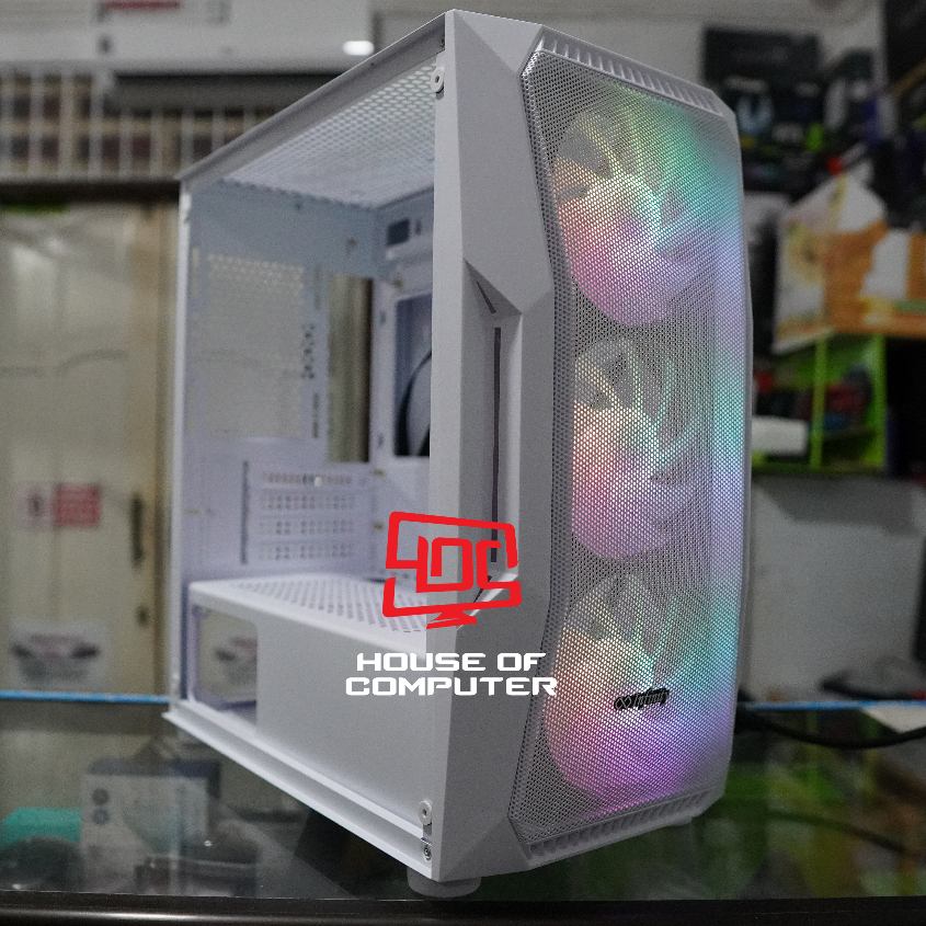 Jual INFINITY CASE PC POSEIDON V2 M-ATX TEMPERED GLASS 3 FAN RGB ...