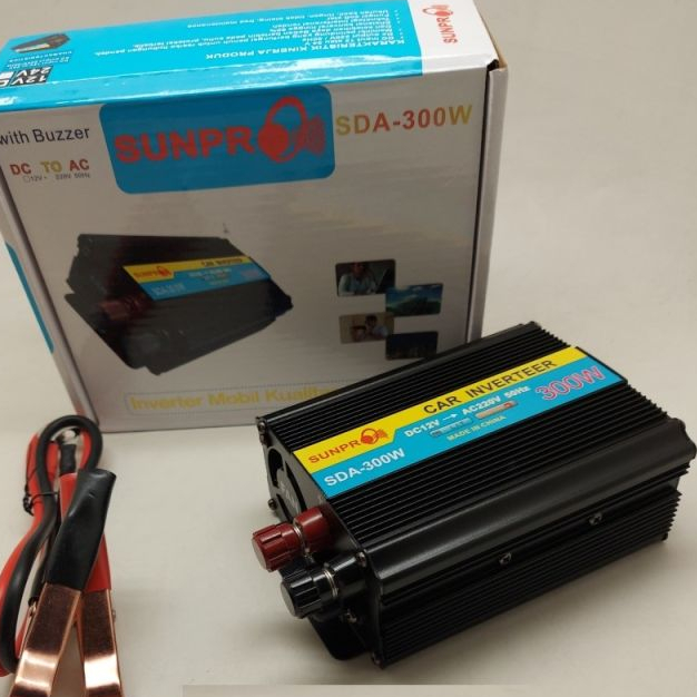 Jual Power Inverter Sunpro SDA 300W 12v Inverter Mobil Pengubah Daya ...