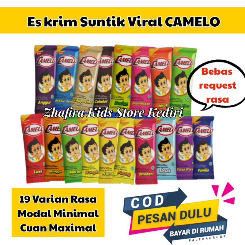 Jual Bubuk es camelo murah 1kg 20 renceng / paket hemat bubuk es camelo ...