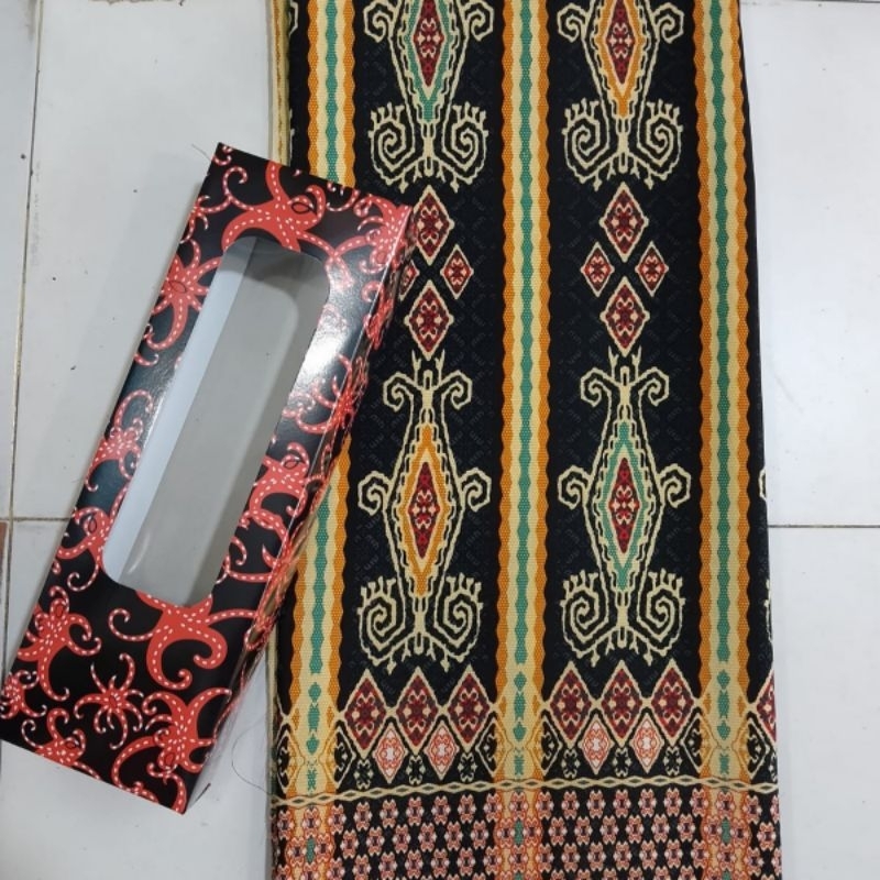 Jual Kain batik motif kalimantan bahan halus S28 | Shopee Indonesia
