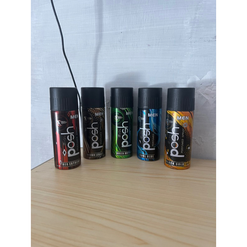 Jual Posh Men Perfumed Body Spray 150 ml - Solo | Shopee Indonesia