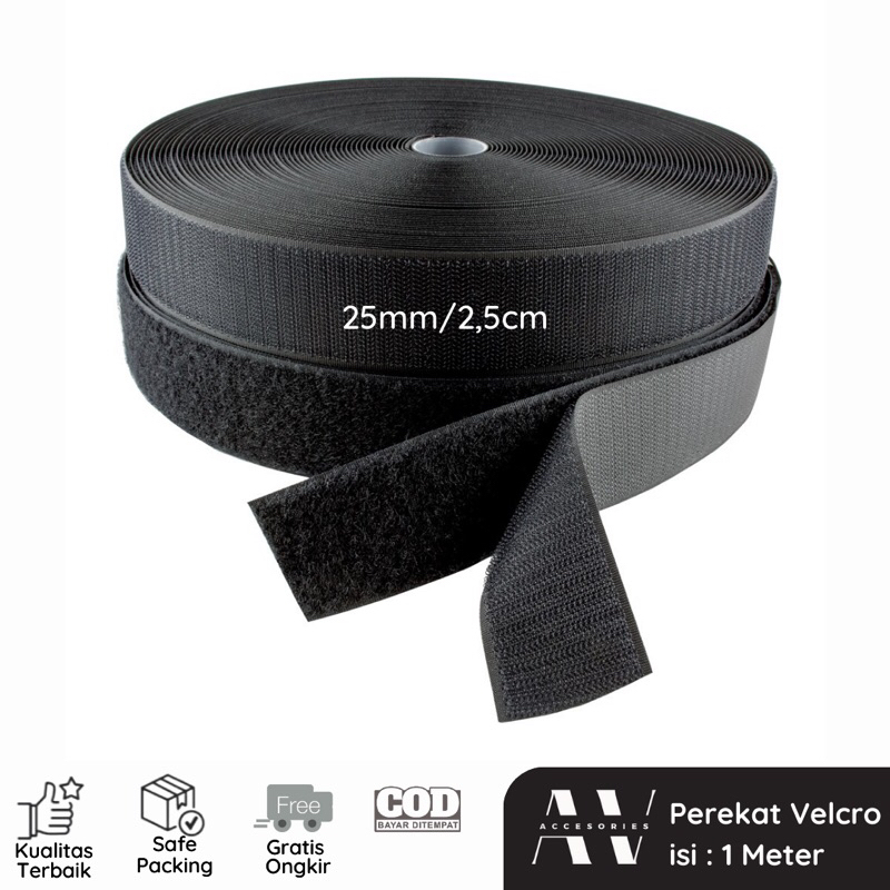 Jual AVACC Velcro Perekat Pengikat Hook and Loop Magic tape Ecer Murah ...