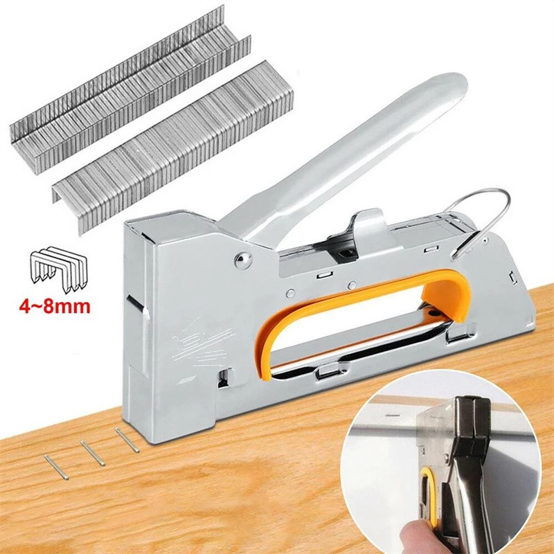 Jual PAKET TERMURAH Staple Gun Tembak Tacker + (refil staple) Staples ...