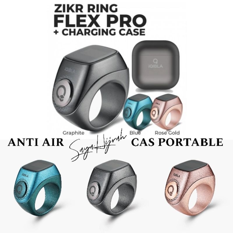 Jual iQIBLA Zikr Ring Flex Pro F04 Anti Air + Cas Portable 3in1 Ring ...