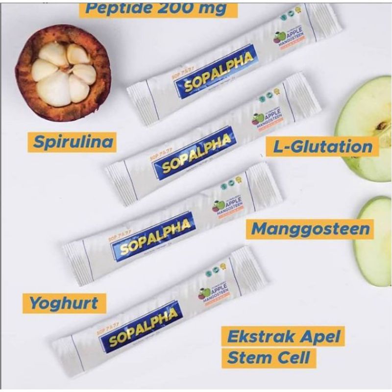 Jual 1 SACHET SOPALPHA BPOM HALAL BIOBOOST SOP ALPHA SOPALPA | Shopee ...