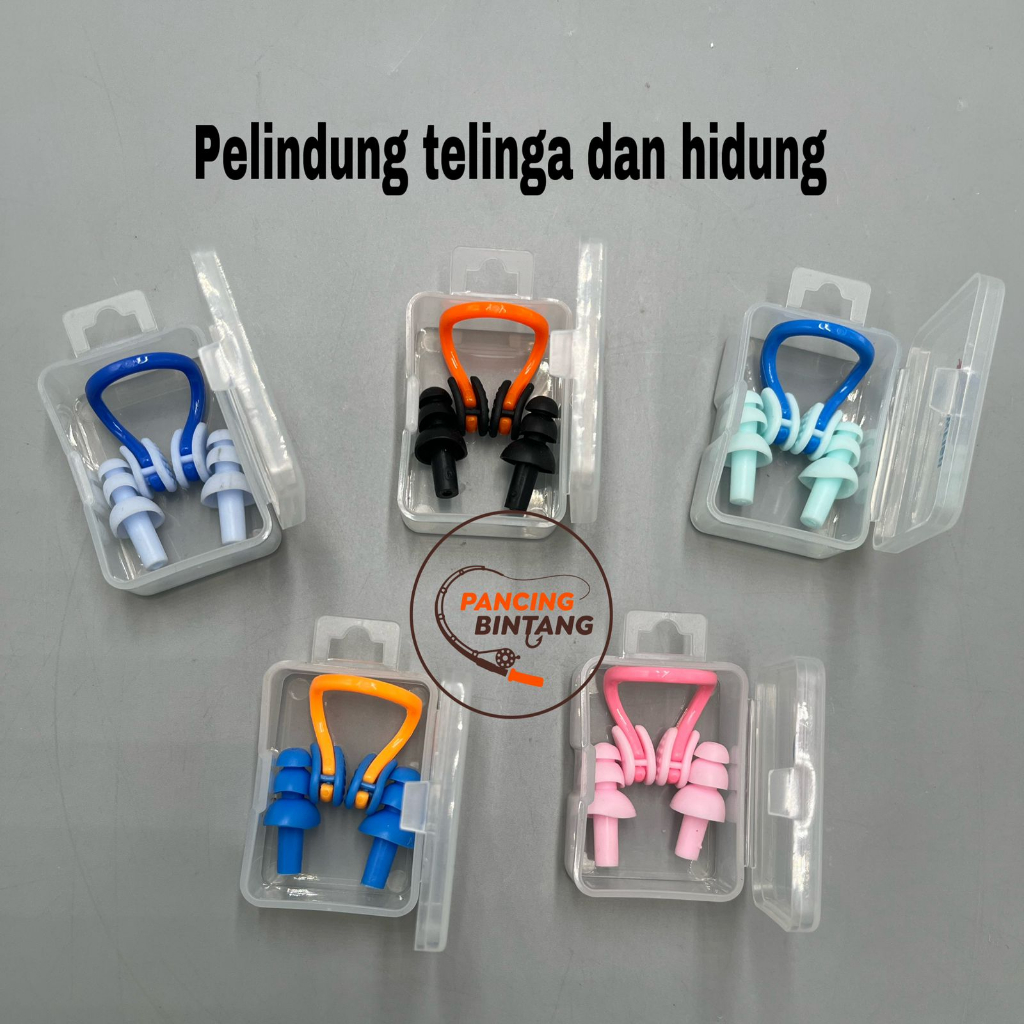 Jual Clip Nose Klip Noise Penutup Hidung Pelindung Telinga Renang ...