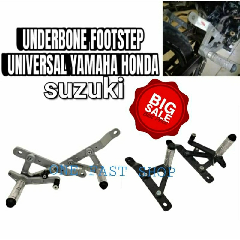 Jual Underbone footstep pushstep pustep full besi universal PNP HONDA ...
