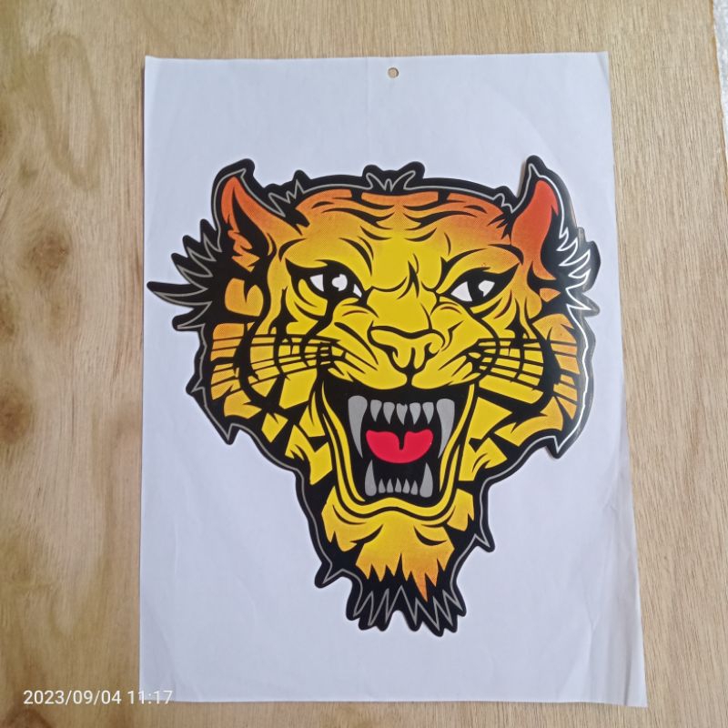 Jual stiker vynil gambar macan harimau, Sticker vynil kepala macan ... Jual stiker vynil gambar macan harimau, Sticker vynil kepala macan ...