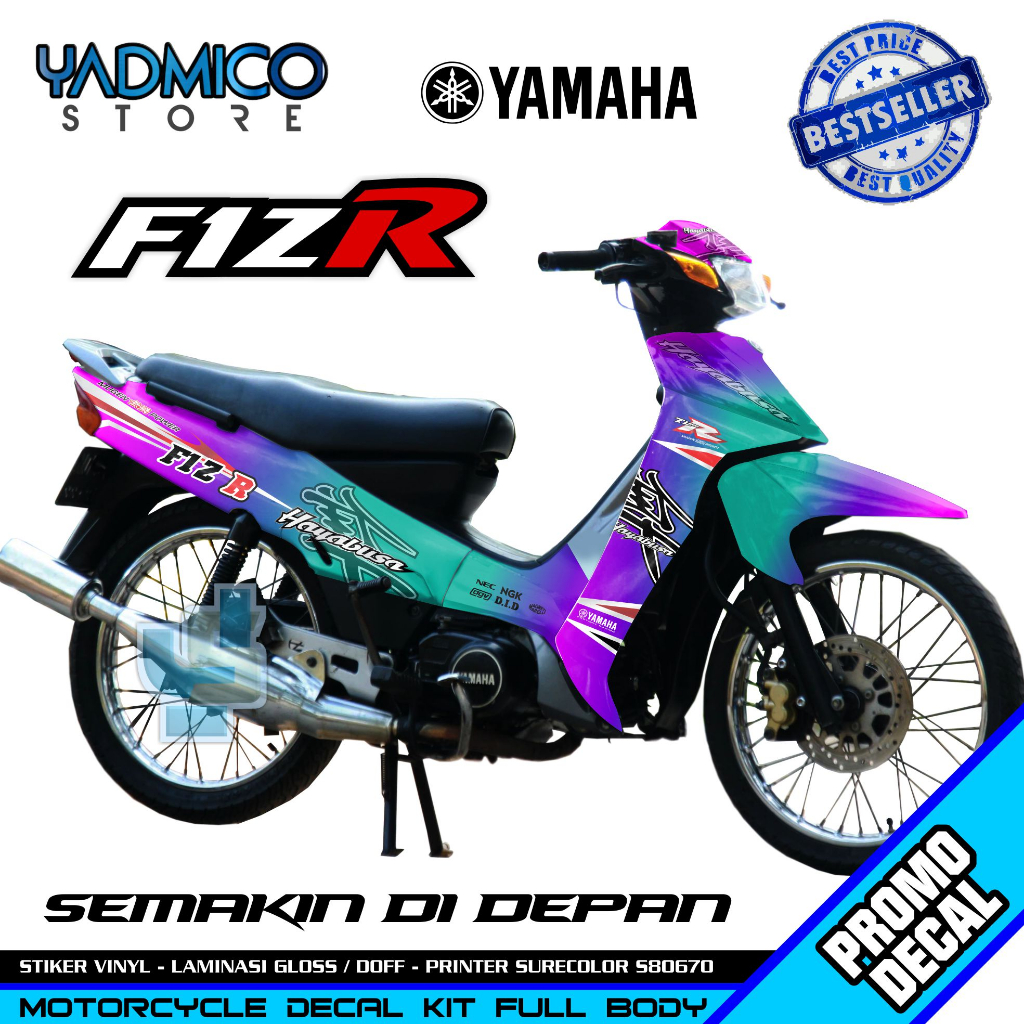 Jual Decal F1Z R Full Body - Stiker Motor FIZ R Full Body - Dekal F1ZR ...