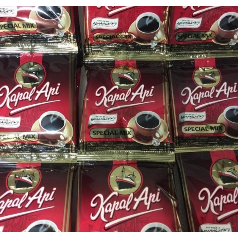 Jual KOPI HITAM KAPAL API 1 RENCENG ISI 10 PCS | Shopee Indonesia
