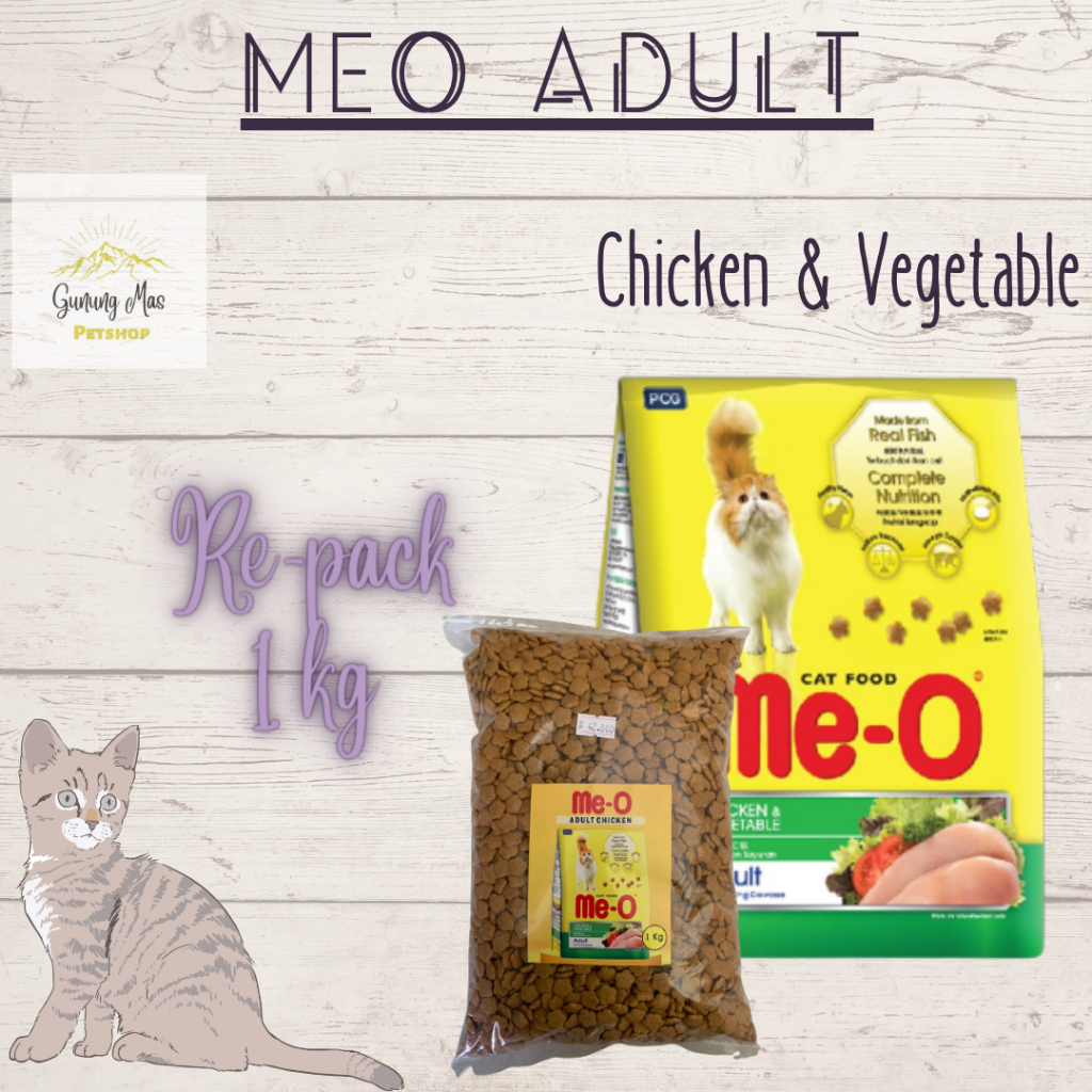 Jual MEO ADULT CHICKEN REPACK 1 KG | Shopee Indonesia