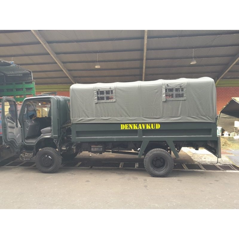 Jual Terpal Cover Tutup Mobil Truck Tentara Custom Ukuran Dan Bahan ...