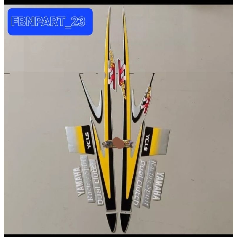 Jual stiker striping lis list standart body yamaha fiz r fizr ss two ...