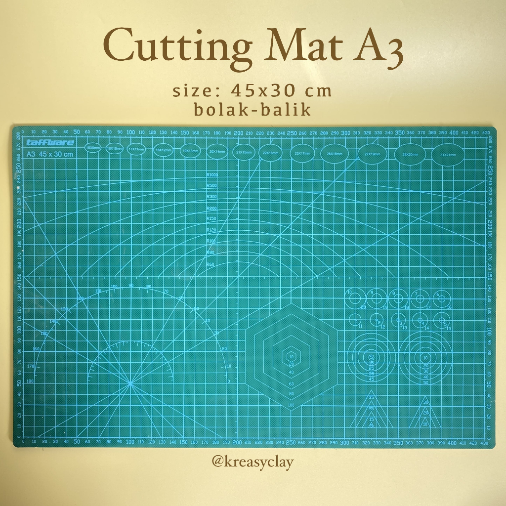 Jual Cutting Mat A3 45x30cm - Alas Potong Kerajinan Tangan - Crafting Mat Pad - Work Cutting Pad ...