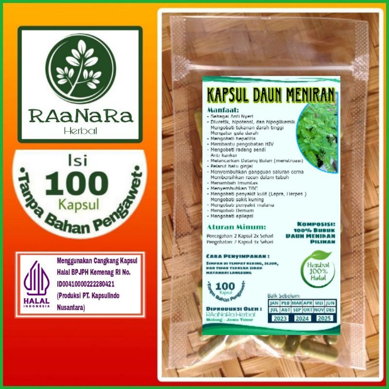 Jual Kapsul Daun Meniran 100 Alami Asli Original | Shopee Indonesia