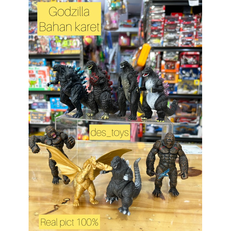 Jual ACTION FIGURE GODZILLA MINIATUR TOPPER PAJANGAN MAINAN MONSTER KINGKONG | Shopee Indonesia