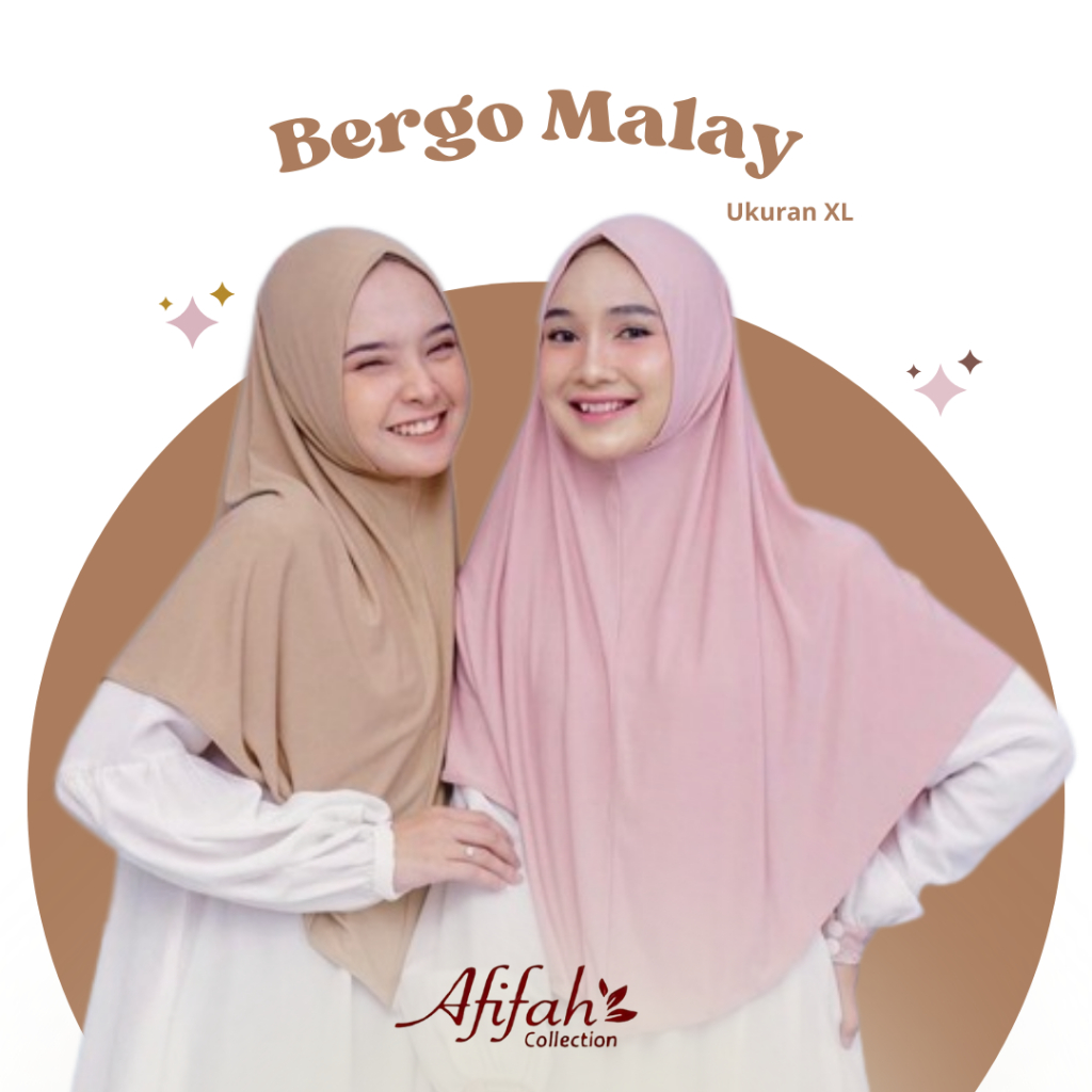 Jual Jilbab Bergo Malay Jersey | Bergo Malay Jersey Premium | Bergo Hamidah Non Pet Jersey XL By ...