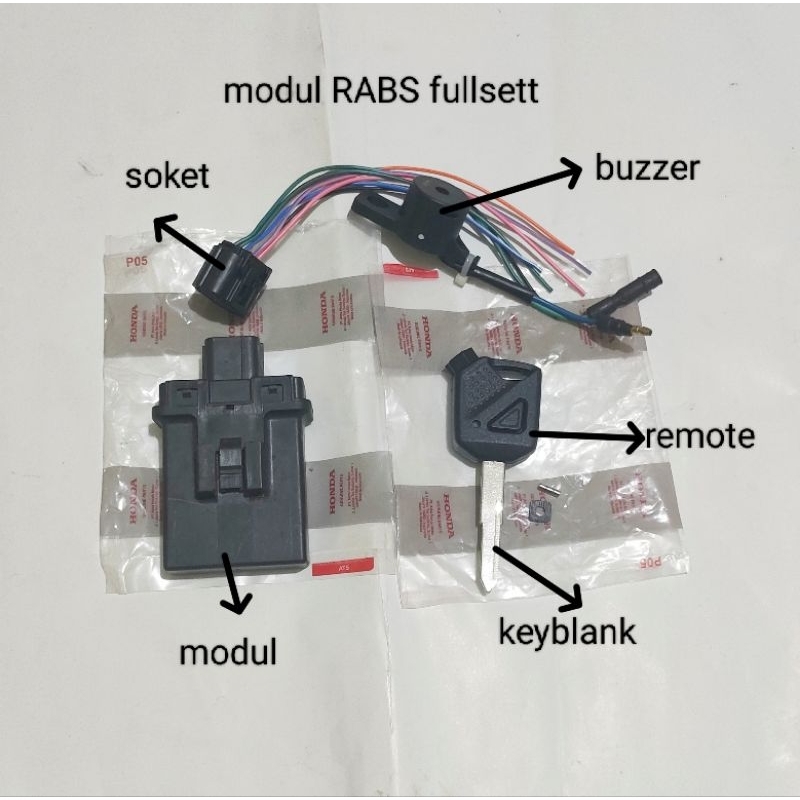 Jual K37-13A.modul remote vario 110fi scoopy fi vario 150 old (full set ...