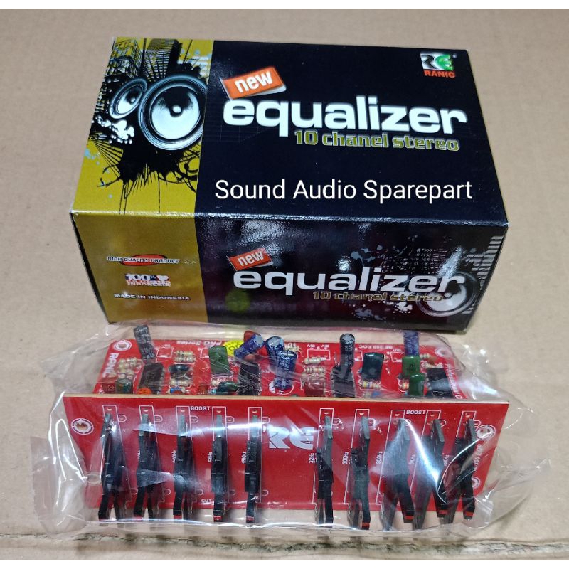 Jual Kit Equalizer 10 Channel Stereo TL 074 2x5 Channel | Shopee Indonesia