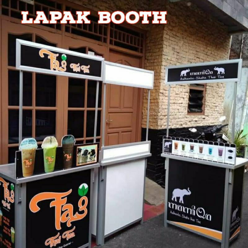 Jual Booth Portable Meja Promosi Meja Jualan Bongkar Pasang 80x50x190 ...