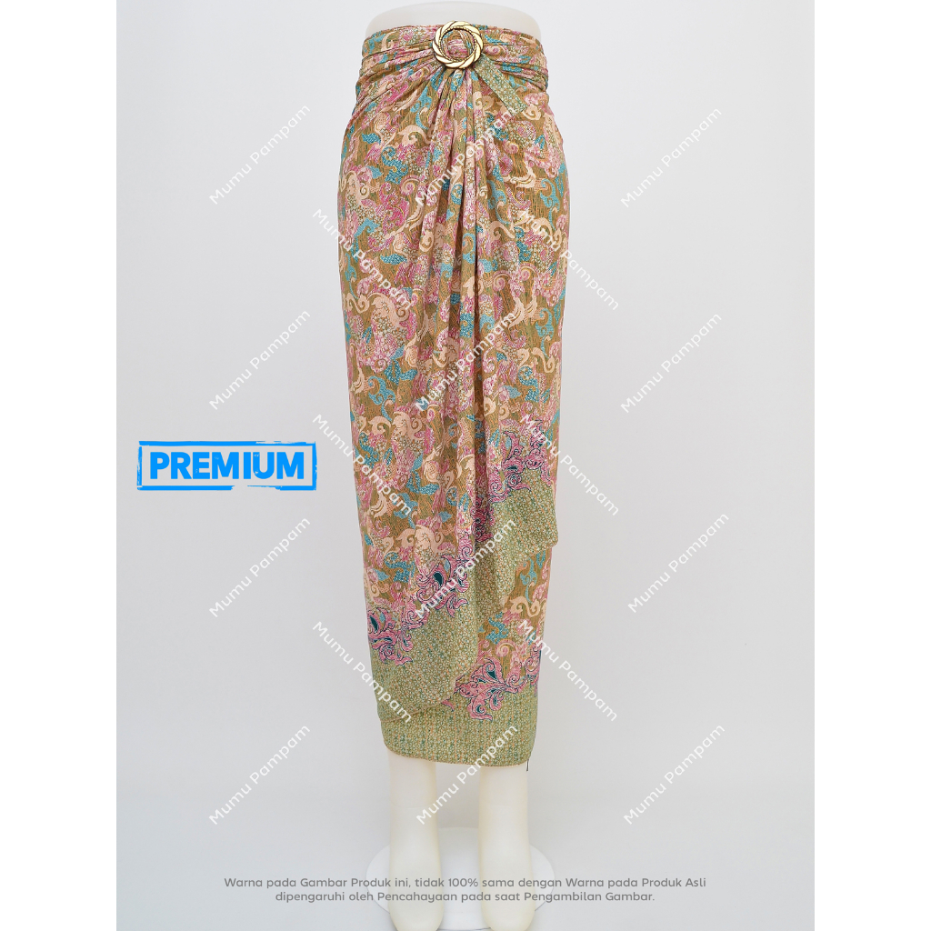 Jual Rok Batik Modern Kain Lilit Bawahan Kebaya Wisuda Jumbo Setelan Plisket Span Wiru Premium ...