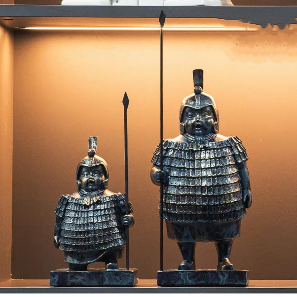 Jual Patung Dekorasi Prajurit Istana / Chinese Warrior Figurine Set ...