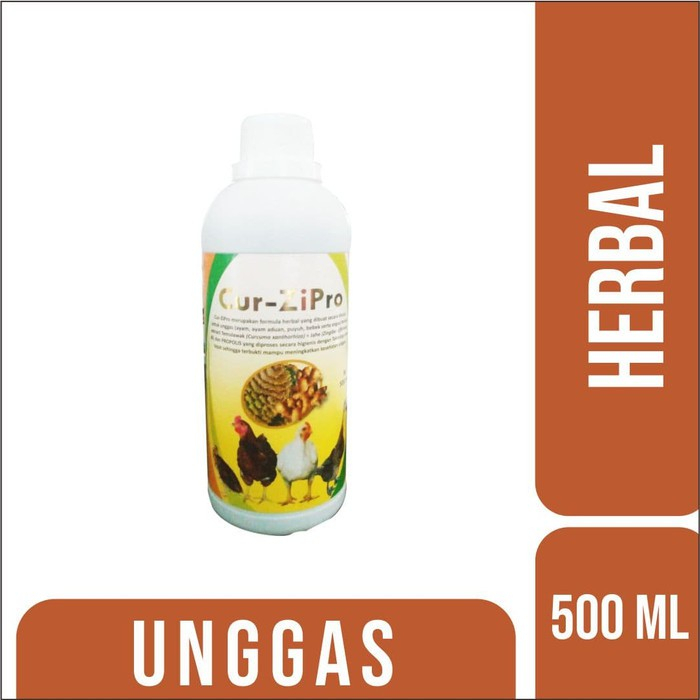 Jual Obat Antibiotik Herbal Ternak Ayam "Cur-ZiPro" 500 ml | Shopee ...