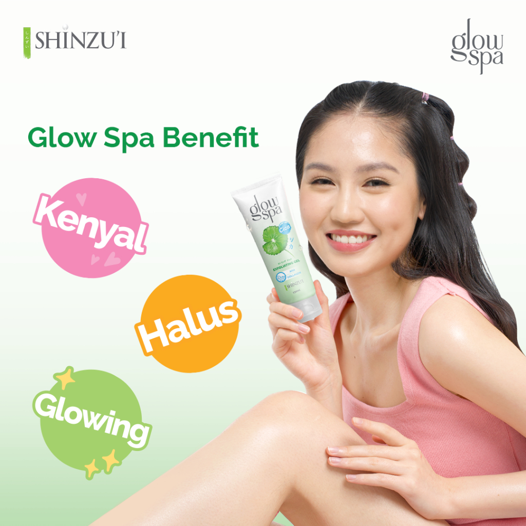 Jual Shinzui Glow Spa Exfoliating Gel Cica 130ml | Shopee Indonesia