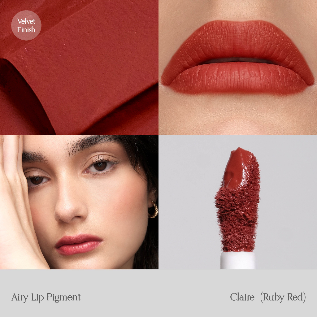 Jual Allglows - Airy Lip Pigment (ALP, Velvet Finish Liquid Lipstick ...