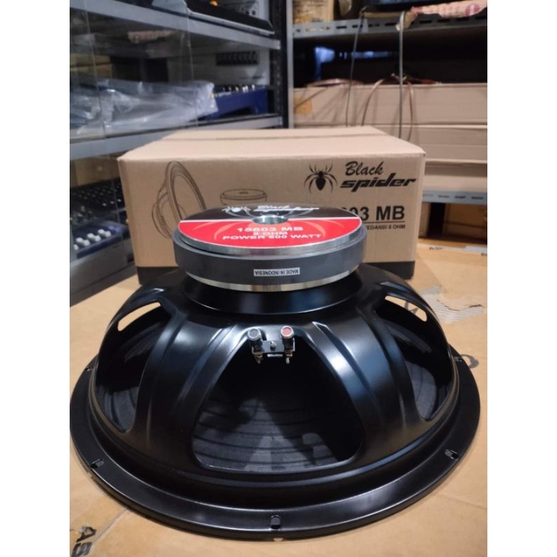 Jual Speaker Komponen Black Spider 15603 MB 15 inchi Original 15in 800 ...