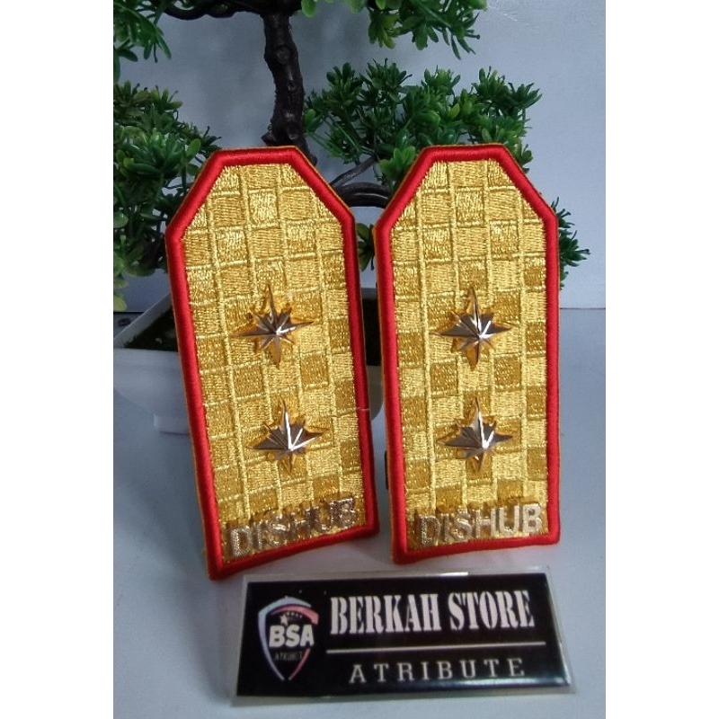 Jual PANGKAT PDU DISHUB GOLONGAN 4D LIST MERAH KAIN GOLD TANPA LOGO ...